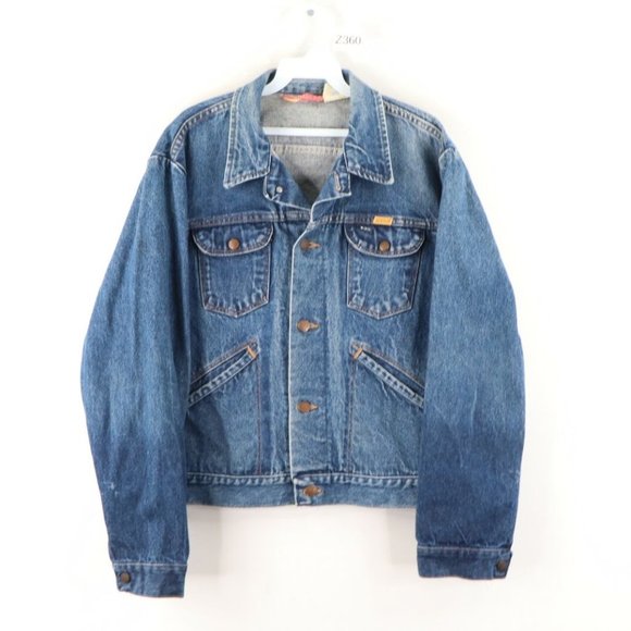 Rustler | Jackets & Coats | Vintage Rustler Denim Jean Faded Trucker ...